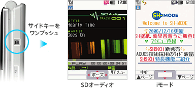 FOMA SH703i: DoCoMo（ドコモ）FOMA （フォーマ）903 902 703 702